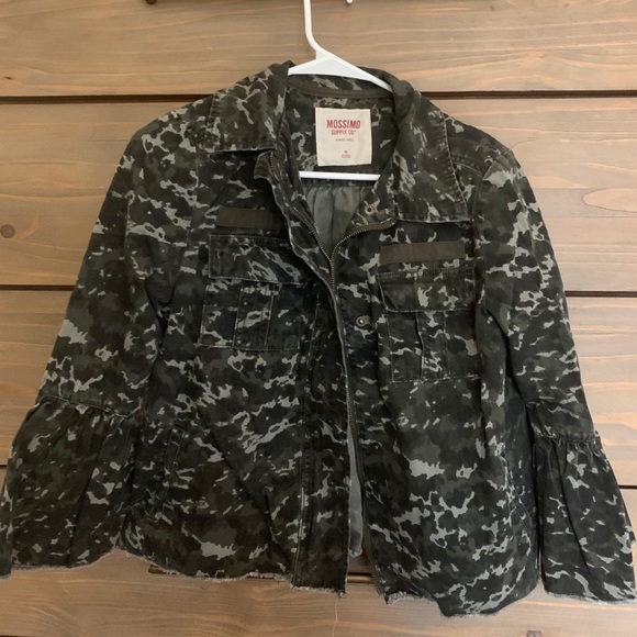 Mossimo Supply Co. | Jackets & Coats | New Mossimo Bell Sleeve Camo ...